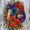 Fall Blessings Metal Wreath Sign, Autumn Decor, Fall Door Sign, Harvest ...