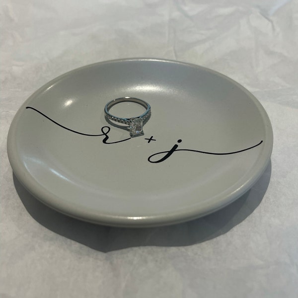 Engagement Ring Dish, Wedding Ring Dish, Engagement Gift, Just Engaged ...