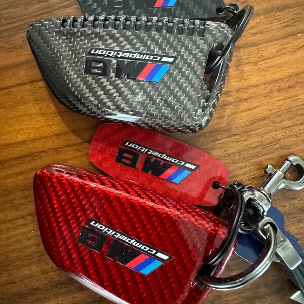 Genuine Carbon Fiber M3 M4 M5 M8 X3M X4M X5M X6M Competition Keychain ...