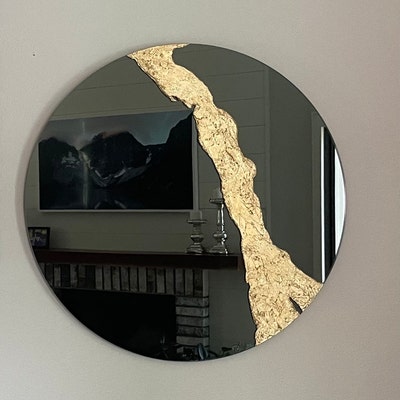 Modern Mirror glissando in Cross Over Style Design-mirror, Tinted ...