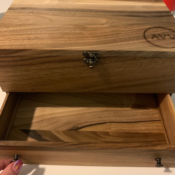 Watch Box for Men With Drawer,watch Case for Men Personalized,wood ...