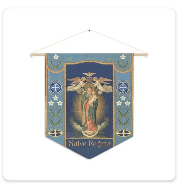 Holy Family Traditional Antique Reproduction Catholic Devotional Banner ...