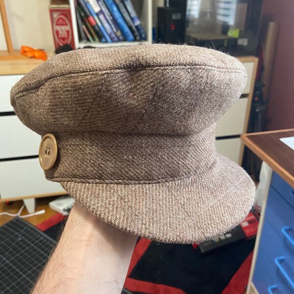 DIGITAL SEWING PATTERN - Hyatt, Captain's Cap Pilot Skipper Greek ...