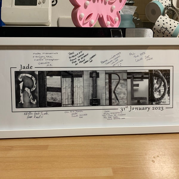 Retirement Signature Gift, Leaving Gift Retirement Signing Gift ...