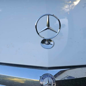 Silver Badge Mercedes-benz Star Grill Grille Emblem A2078170016 186mm ...