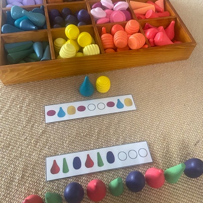 Knobless Cylinder Pattern Cards Set B PDF /montessori Sensorial ...