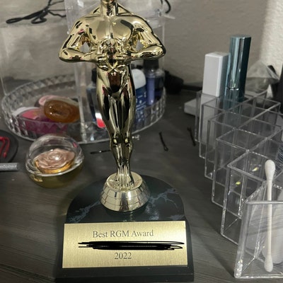 Music Note Trophy With 3 Lines of Custom Text 5 Tall - Etsy