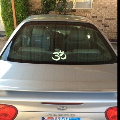 Om Symbol Car Window Decal - Etsy