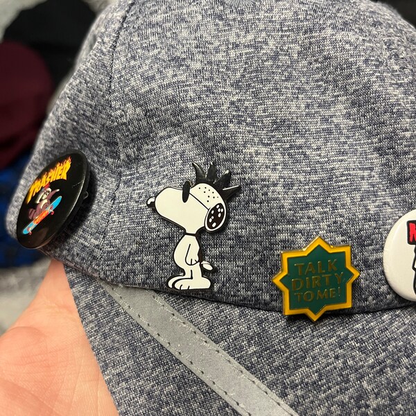 Punk Snoopy Hard Enamel Pins - Etsy