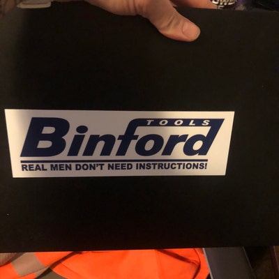 Binford Tools Metal Tool Box Tag - Etsy