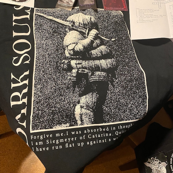 Siegmeyer of Catarina Dark Souls Soulsborne T-shirt - Etsy