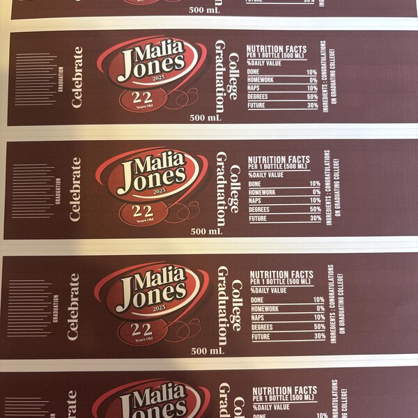 Sticker Label - Personalized Coke Label, Coke Bottle, Coke Label ...