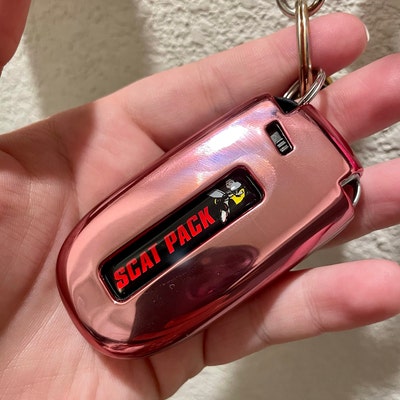 For 2015-2023 Scat Pack Challenger/charger Key Fob Badges in Red set of ...