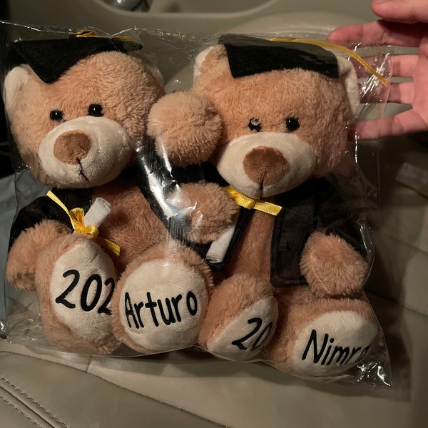 Personalized Graduation Bears-7.5inches- Graduation Gift- Preschool ...