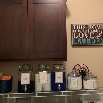 SET of 24 Laundry Room Labels INSTANT DOWNLOAD Laundry Room ...