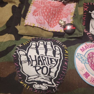 Discharge Punk Backpatch - Etsy