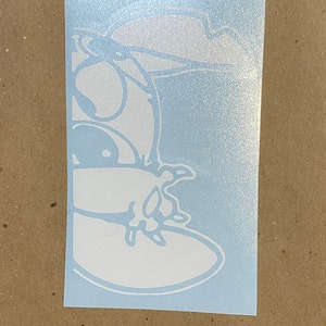 Lilo & Stitch Inspired Stitch Waving Vinyl Decal Car Window, Bumper ...