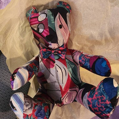 Memory Necktie Bear - Etsy