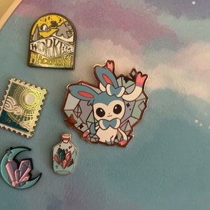 Mythical Cryptid Creature Kitsune Hard Enamel Pin - Etsy