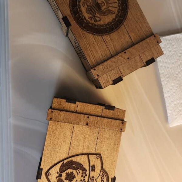 Handcrafted Mimic Chest – Dnd & MTG Deck Box – Custom Dice Holder - Etsy