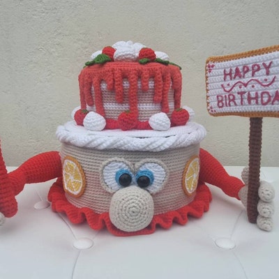 Cake XL Amigurumi Crochet Pattern Birthday Present - Etsy