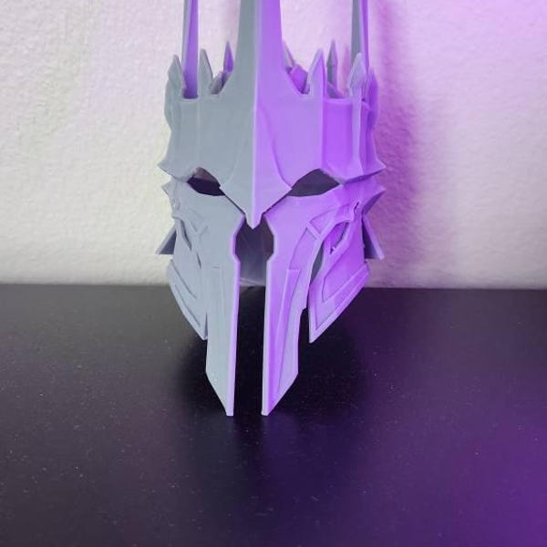 Sauron Armor Helmet, Sauron Armor Helmet STL, LOTR Stl File for 3D ...