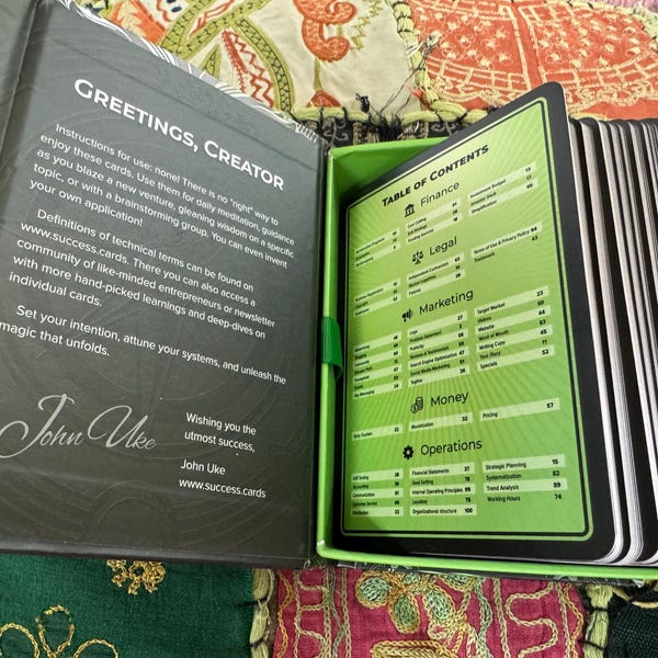 Success Cards: 101 Oracle Cards to Plan Your Small Business, by John ...