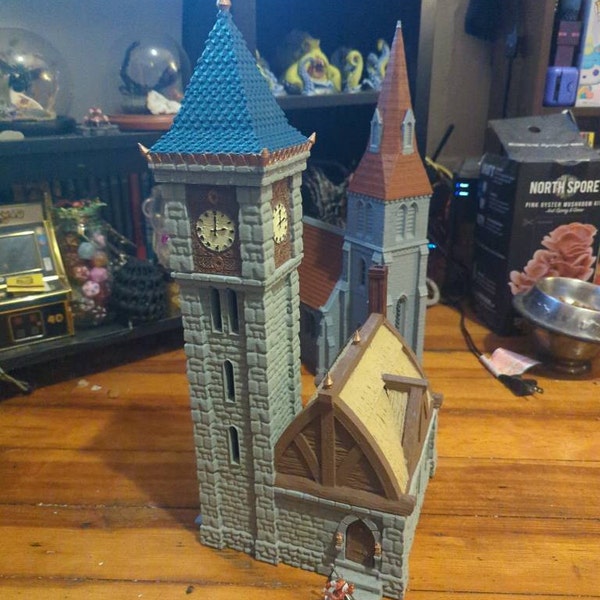 Underdark Keep, Dark Elf, Tower Keep, Dnd Terrain, Tabletop Scenery - Etsy