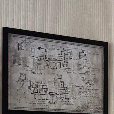 Resident Evil, the Spencer Mansion Plan, High Quality, A1/A2 Prints - Etsy