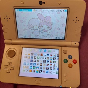 MODDED Nintendo Dsi XL Black Gray Edition. With 5000 Games. - Etsy