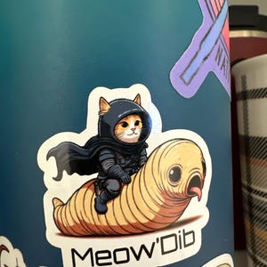 Meow'dib Funny Bookmark, Dune Movie and Book Stationery Bookmark ...