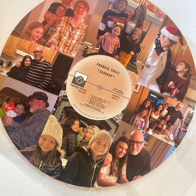 CUSTOM ORDER Vinyl Record Photo Collage Vintage Record Vinyl Record ...