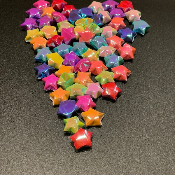 Pack of 400 Strips Mini Size Lucky Stars Origami Paper Kits in Assorted ...