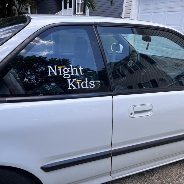 DEFINED Sunset JDM Style Vinyl Sticker Decal Drifting Midnight Club Car ...