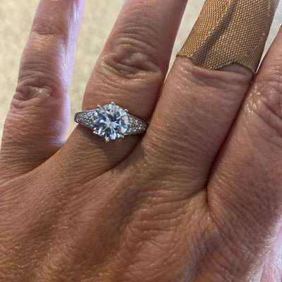 Queen Elizabeth II Engagement Ring Sterling Silver Handmade in England ...