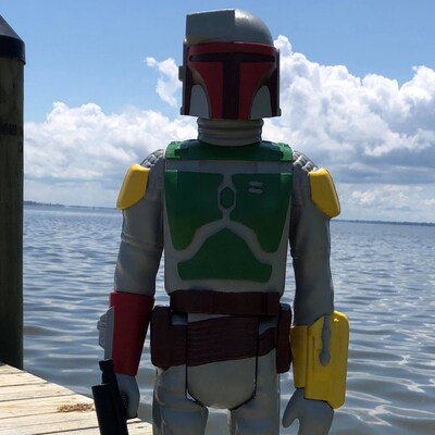 3D Printable Life Sized Action Figure Inspired by Vintage Boba Fett - Etsy