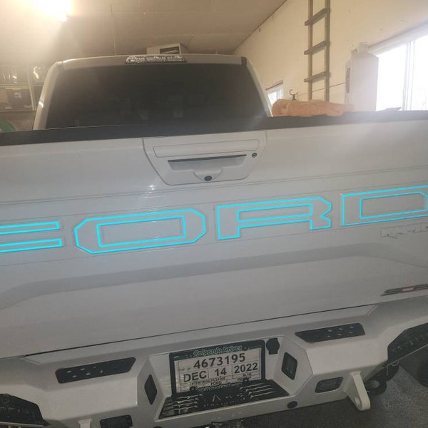 2017-2020 Reflective Ford Raptor Grill Letter Outlines - Etsy