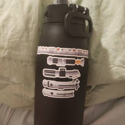 Star Wars Lightsaber Waterproof Stickers - Etsy