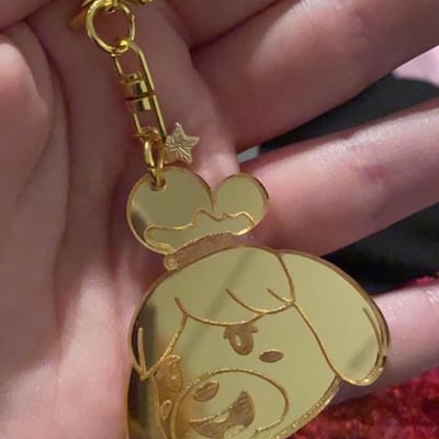 Animal Crossing Isabelle Keychain - Etsy