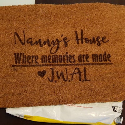 Create Your Own Custom Doormat Design With Us. Burned Into Mat to Last ...