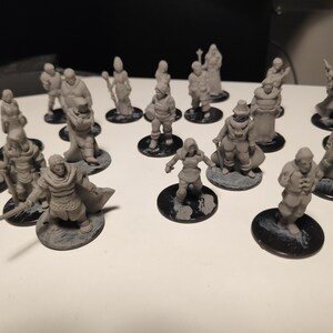 Set of 28mm Goblin Villagers Miniatures D&D Miniatures | Etsy