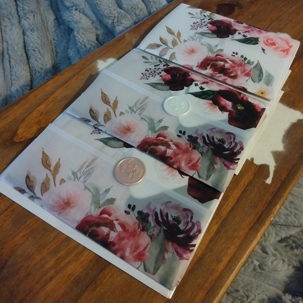 Custom Wedding Map for Vellum Jackets, Vellum Wrap Map, Wedding Map ...