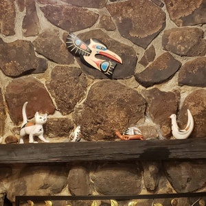 First Nations Corrine Hunt Recycled Glass Serving Tray Platter - Etsy