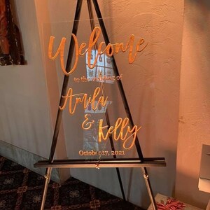 Modern Calligraphy Welcome Sign Wedding Signage WS34 | Etsy