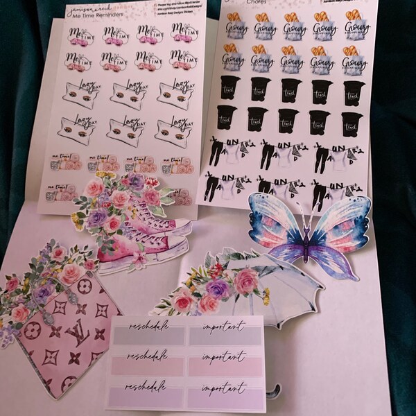 Functional Icon and Reminder Larger Sheet Planner Stickers - Etsy