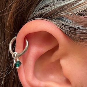 Star Conch Ear Piercing, Conch Piercing, Conch Hoop Earring, Gold ...