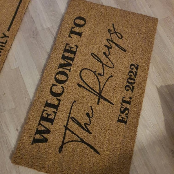 Customizable Door Mat Design Your Own Doormat Personalized Rug ...