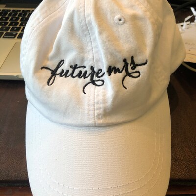 Personalized Baseball Hat, Custom Baseball Cap, Handwriting Script ...