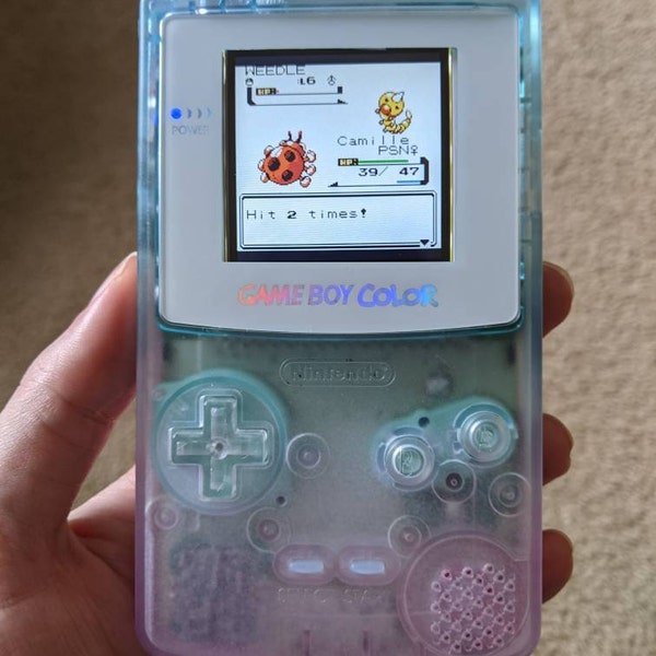 Custom Pink and Blue Fade Gameboy Color With Backlight Mod - Etsy