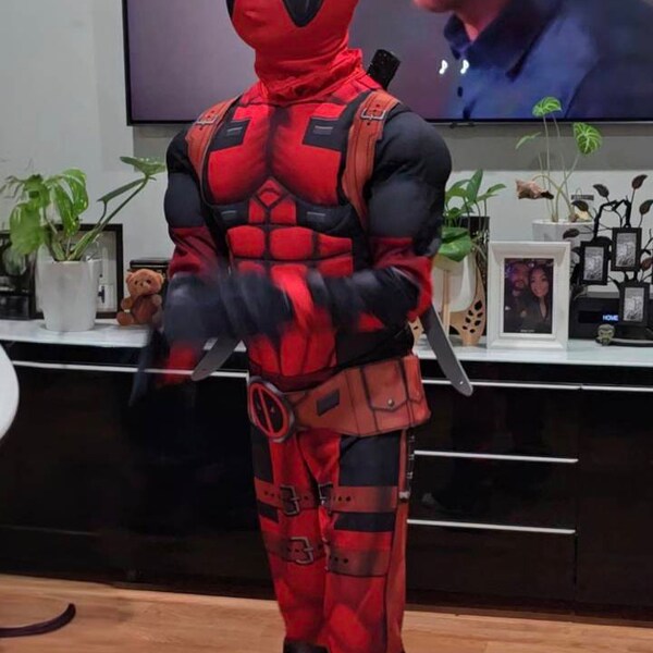 Deadpool Kids Costume Luxury - Etsy